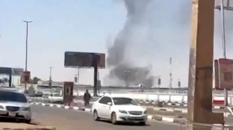 Drones strike Khartoum airport as Sudan’s capital hit by renewed ...