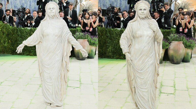 Heidi Klum transforms into living Greco-Roman statue at Met Gala 2026 ...