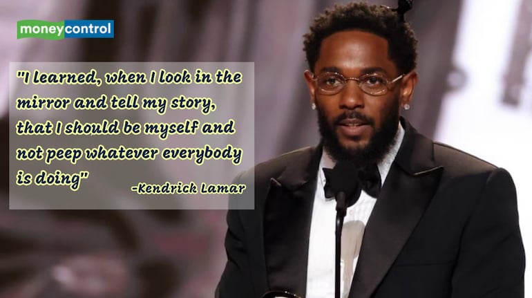Quote of the day by rapper Kendrick Lamar, "I learned, when I look in ...