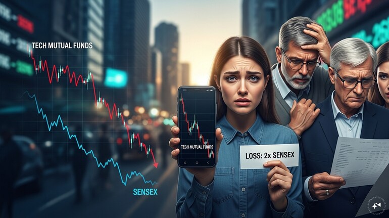 Retail investors hit harder as tech mutual funds fall twice as much as ...