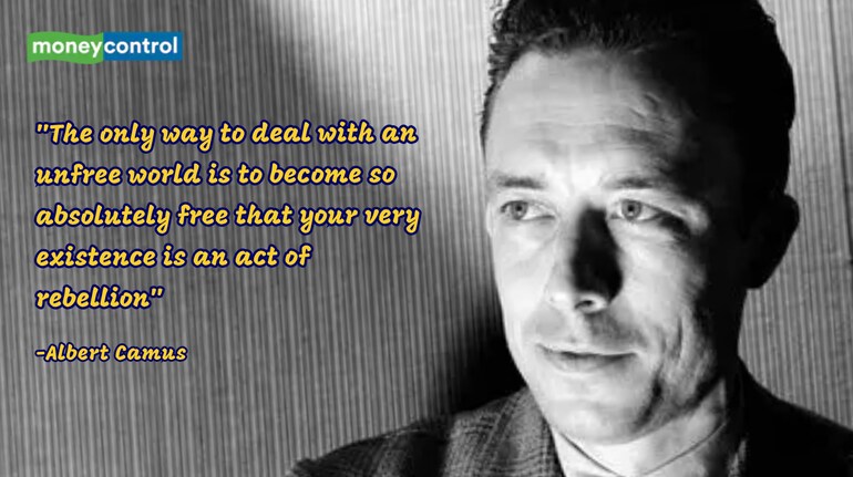 Quote of the day by Albert Camus, "The only way to deal with an unfree ...