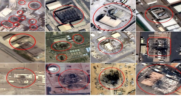 228 structures hit in Iranian airstrikes: Satellite images show extent ...