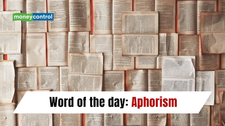 Word of the day: Aphorism
