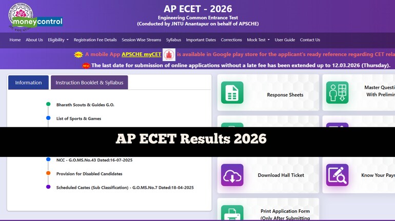 AP ECET Results 2026 OUT @ cets.apsche.ap.gov.in today, direct link to ...