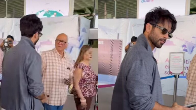 Elderly man’s gesture towards Shahid Kapoor waiting in queue at the ...
