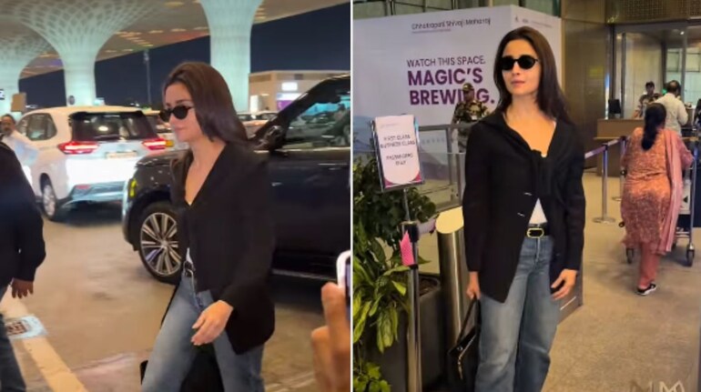 Alia Bhatt leaves for Cannes Film Festival 2026 in chic airport look ...