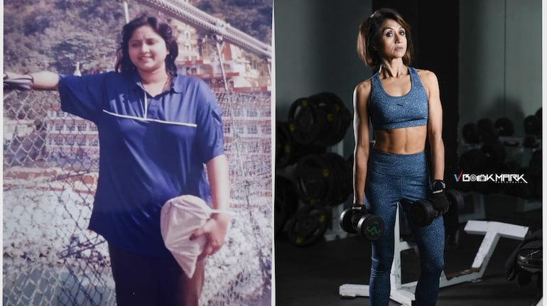 This woman lost 24 kg in 2 years with home workouts and structured diet ...