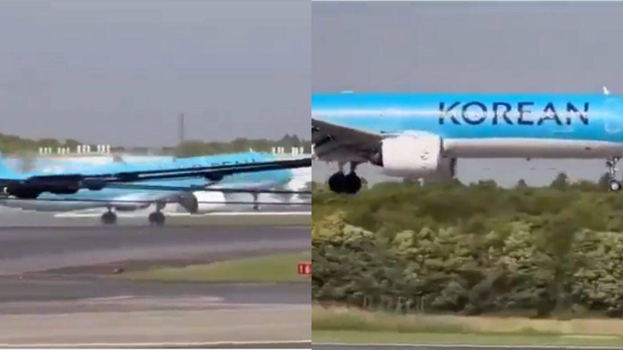'A very lucky lift off': Korean aircraft narrowly escapes crash during ...