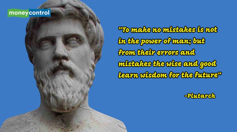 Quote of the day by Greek philosopher, Plutarch, "To make no mistakes ...