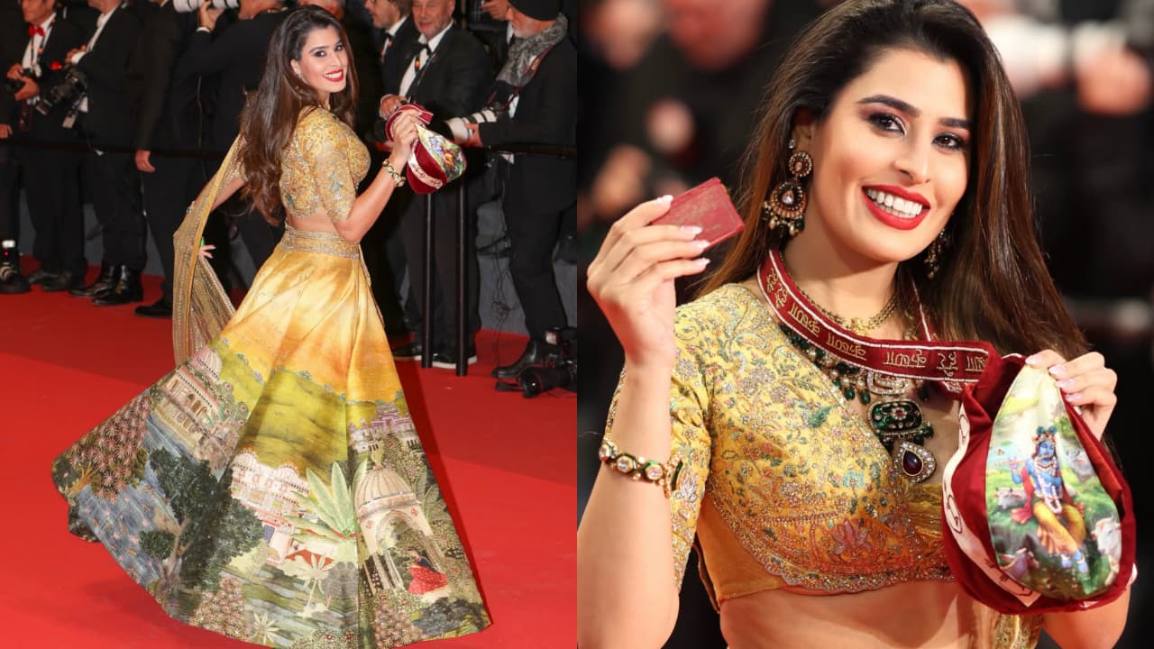 Aarti Khetarpal makes Cannes 2026 debut with Bhagavad Gita bag and ...