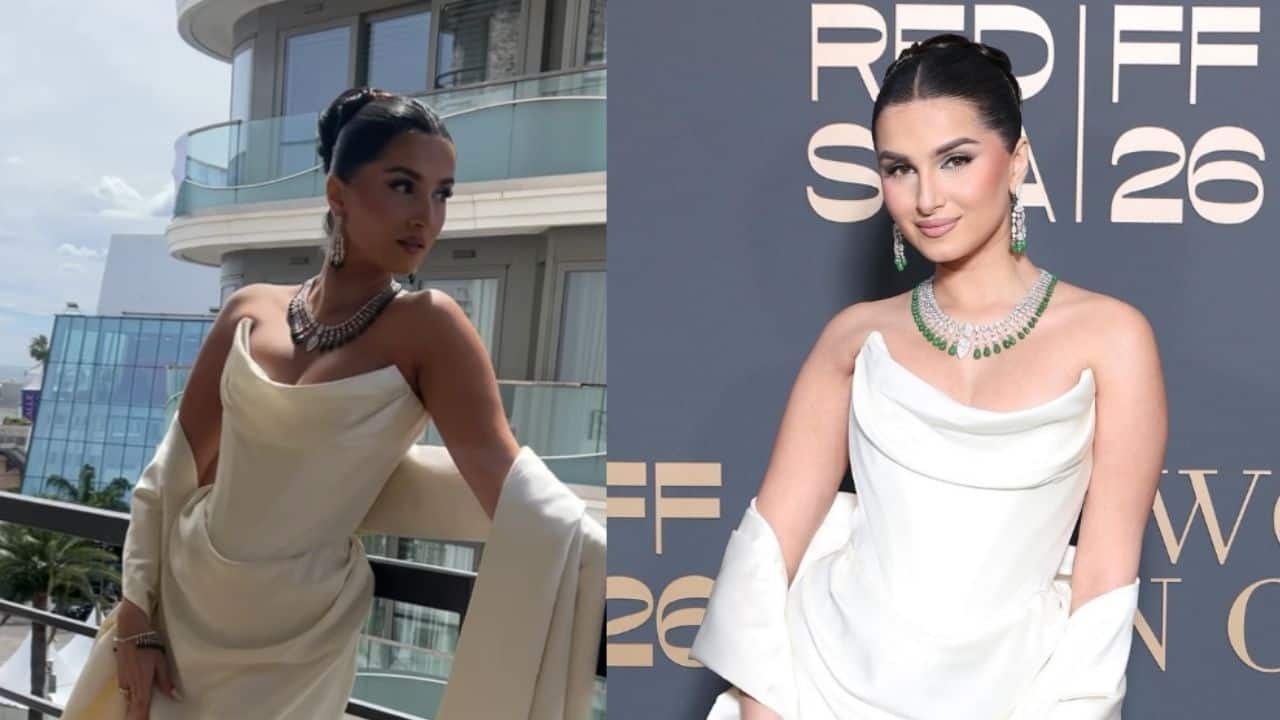 Tara Sutaria brings old-Hollywood glamour to the Cannes 2026 red carpet