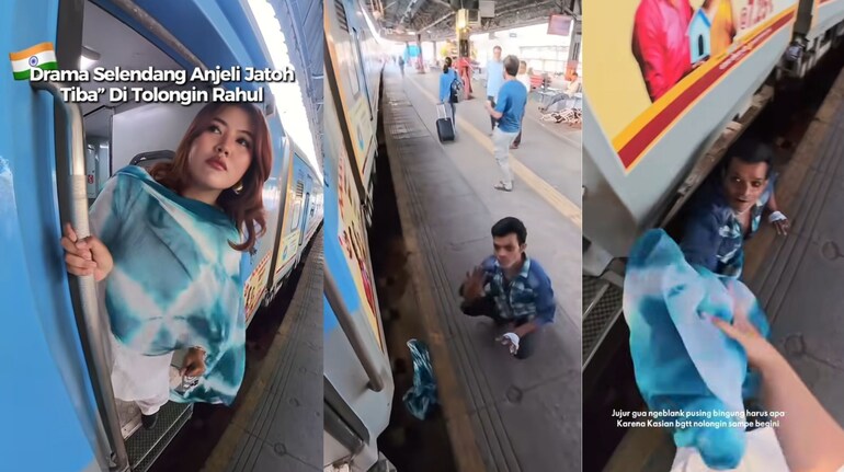 Indonesian woman's Bollywood moment goes viral: Indian man jumps on ...