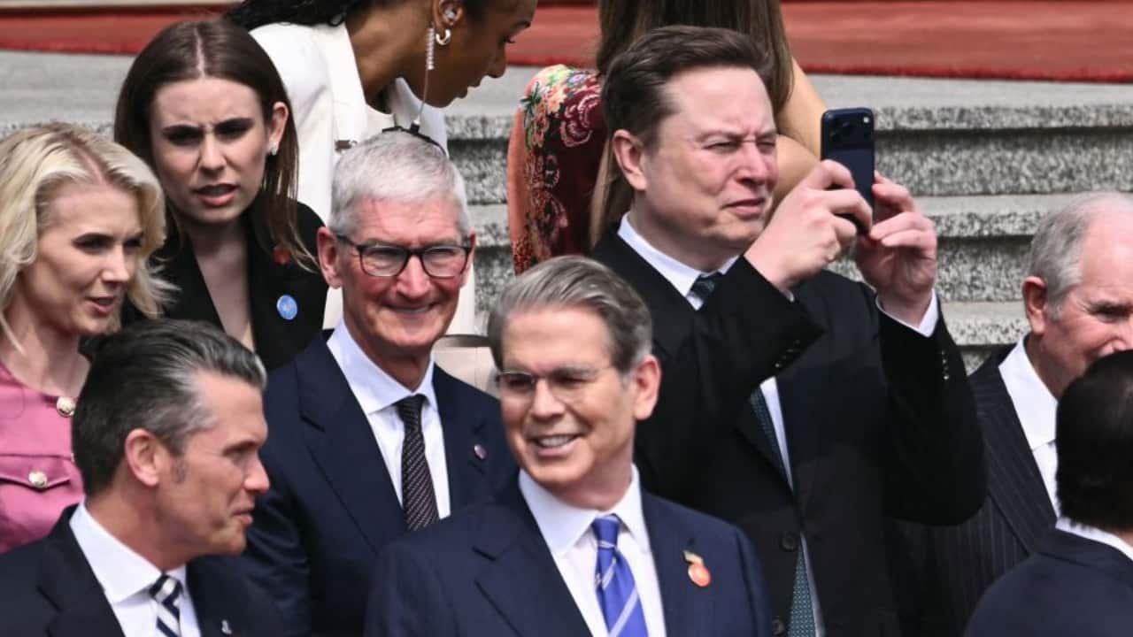 Musk spotted spinning with phone in hand before major Trump-Xi summit ...