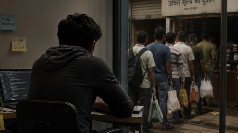 'My savings are over': Techie quits 'toxic' job for mental peace, now ...