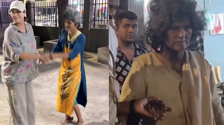 Shilpa Shinde dances with Sheela, former actress and orphan woman seen ...