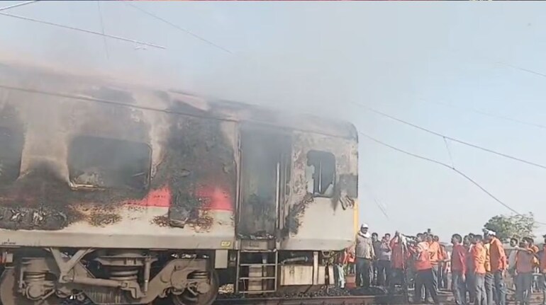 Rajdhani Express fire in MP's Ratlam hits Mumbai-Delhi rail traffic ...