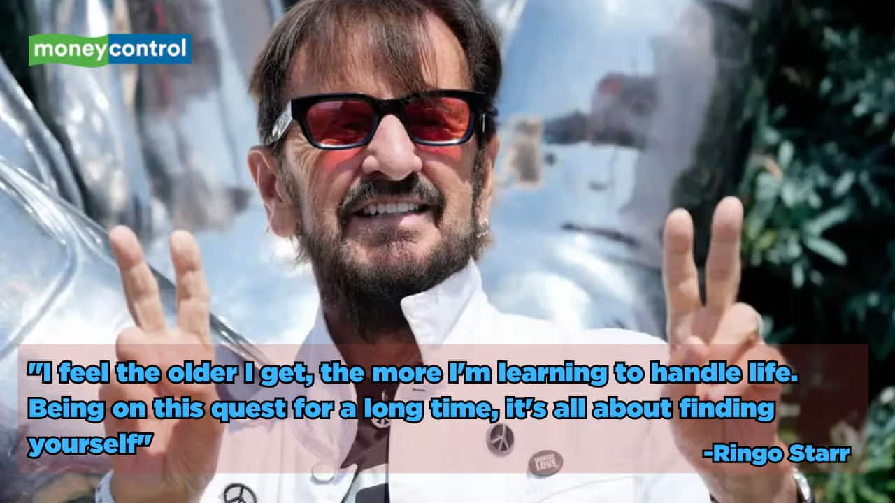 Quote of the day by Ringo Starr, "I feel the older I get, the more I'm ...