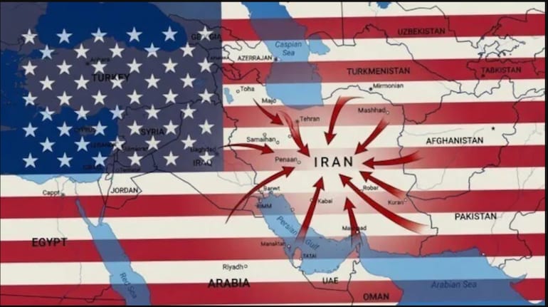 Trump’s cryptic Iran map post fuels speculation of escalating Middle ...