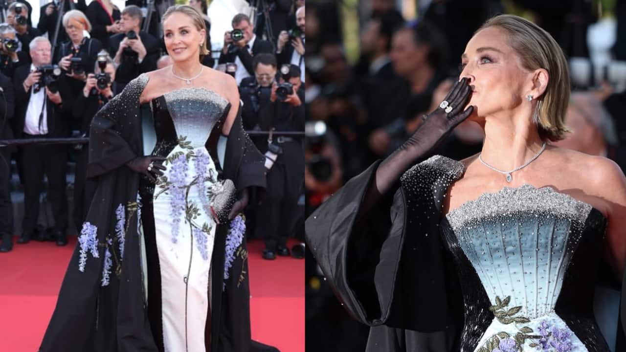 Sharon Stone turns heads at Cannes 2026 in stunning corset gown after ...
