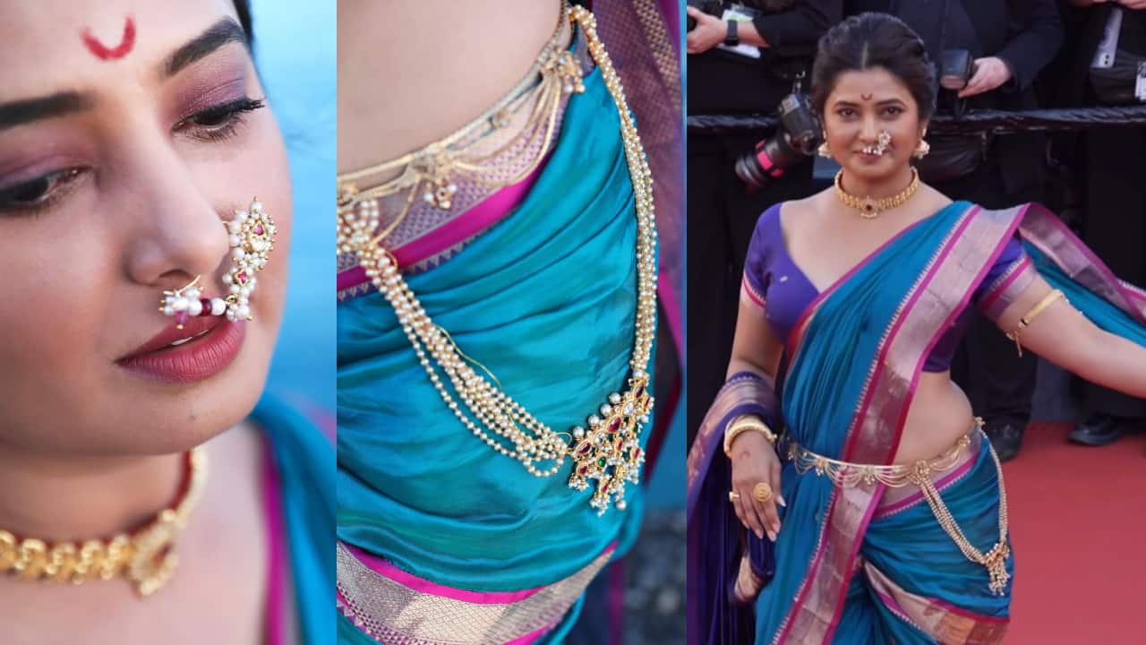 Cannes 2026: Prajakta Mali wore 115-year-old Nath and 125-year-old ...