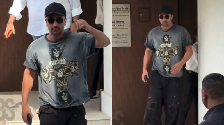 Ranbir Kapoor spotted in new look as he visits Ramayana producer Namit ...