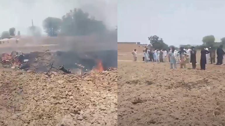 Watch: Chinese-made JL-8 Pakistan Air Force trainer aircraft crashes ...
