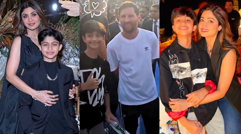 Shilpa Shetty shares video of 'most amazing' son Viaan meeting Lionel ...