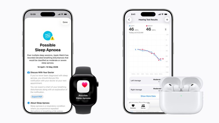 Apple Watch gets sleep apnoea notifications in India, AirPods Pro gain ...