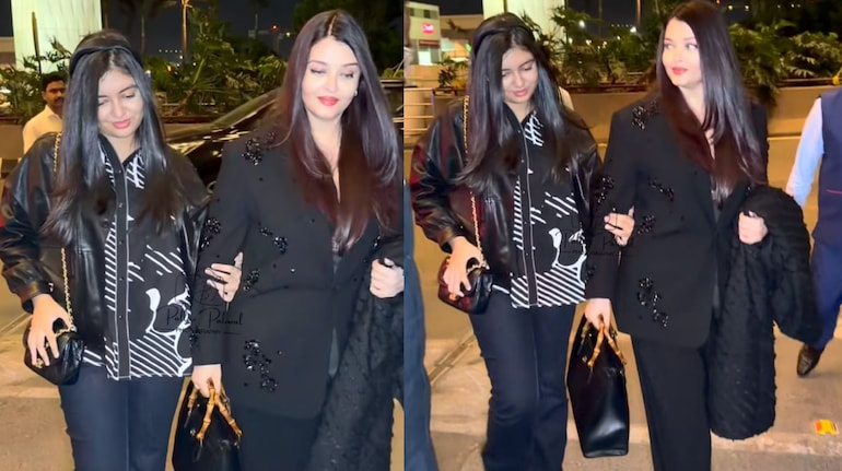 Aishwarya Rai Bachchan heads to Cannes 2026 in Dhruv Kapoor black suit ...