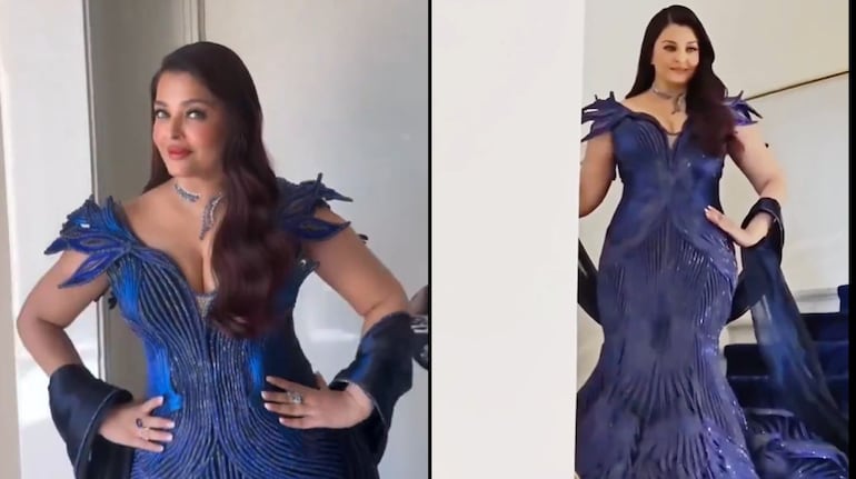Aishwarya Rai makes stunning Cannes 2026 return in dramatic royal blue ...