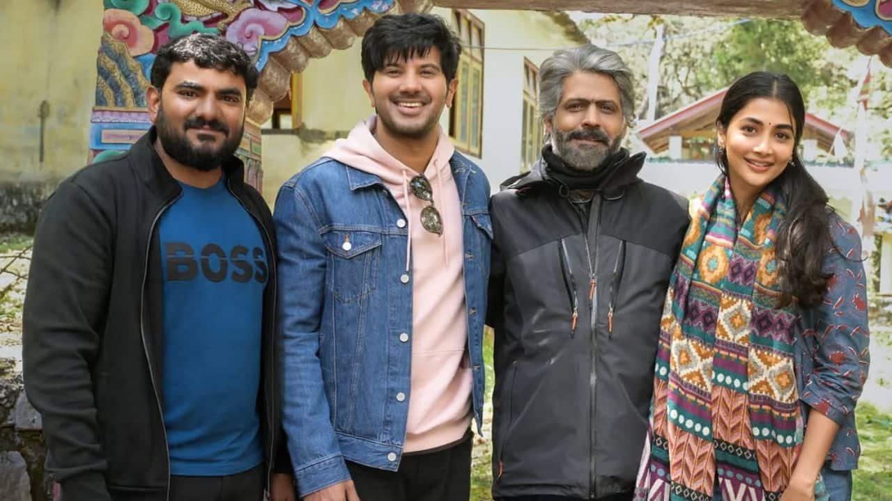 Dulquer Salmaan and Pooja Hegde wrap up DQ41's major filming, makers ...