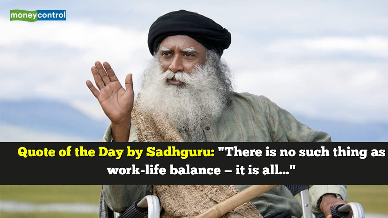Quote of the day by Sadhguru Jaggi Vasudev: "There is no such thing as ...