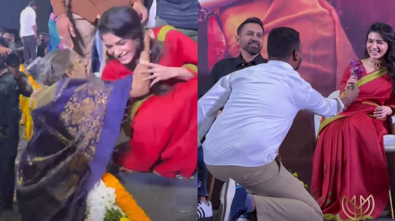 Fan proposes, elderly woman kisses Samantha Ruth Prabhu at Maa Inti ...
