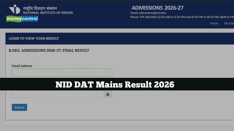 NID DAT Mains Result 2026 OUT @ admissions.nid.edu, direct link to BDes ...