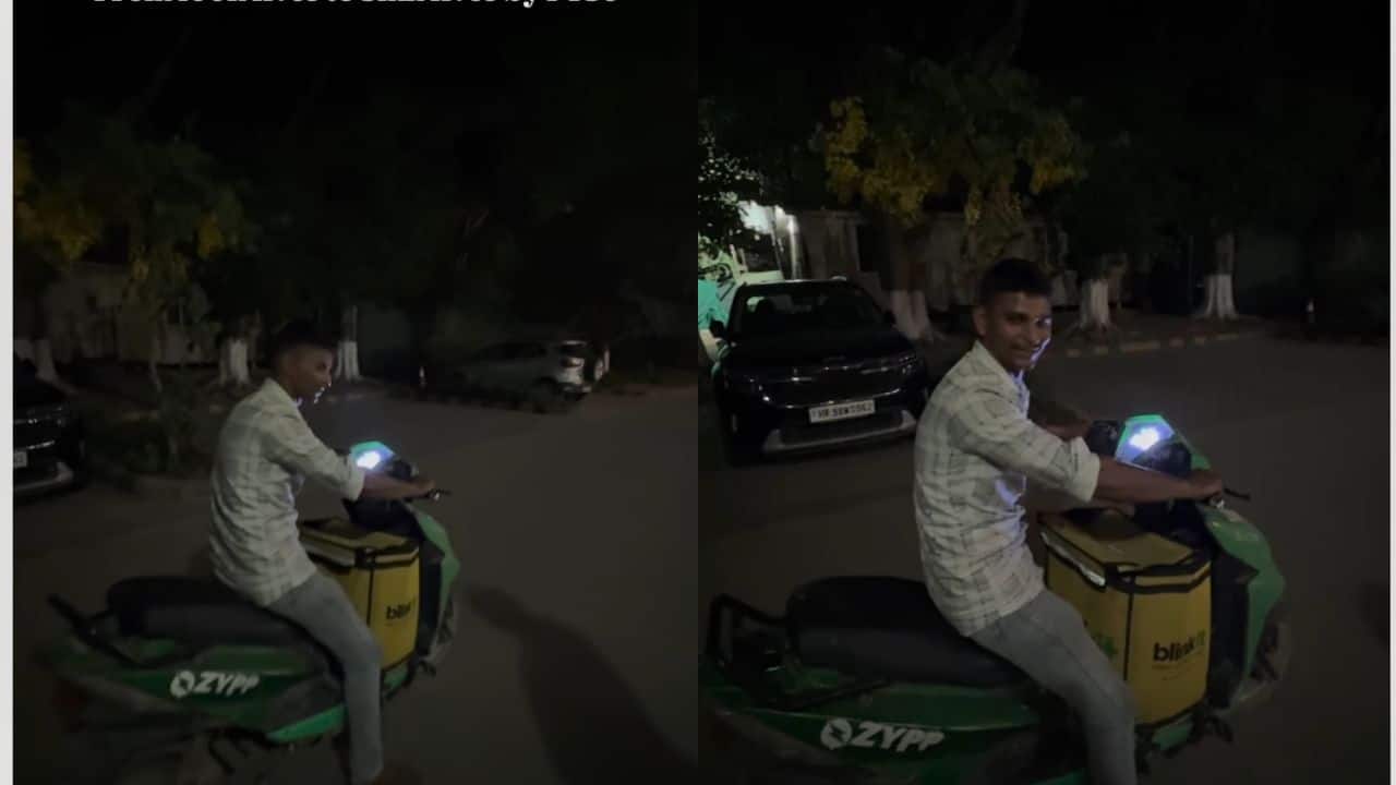 This delivery worker from UP is making Rs 45,000 a month through EV gig ...