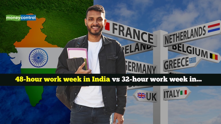 48-hour work week in India vs 32-hour work week in...: This country ...
