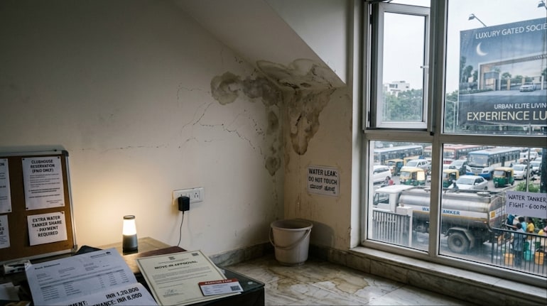 Bengaluru techie says his Rs 1.5 crore flat has damp walls: Not luxury ...