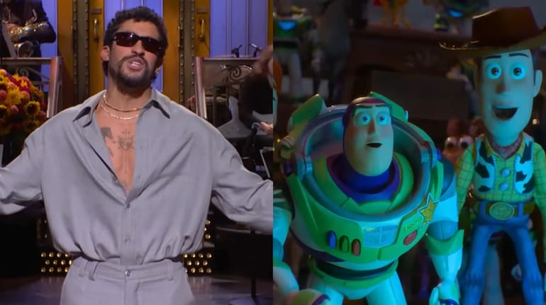 Bad Bunny joins Toy Story 5 as 'Pizza with Sunglasses' - Watch final ...