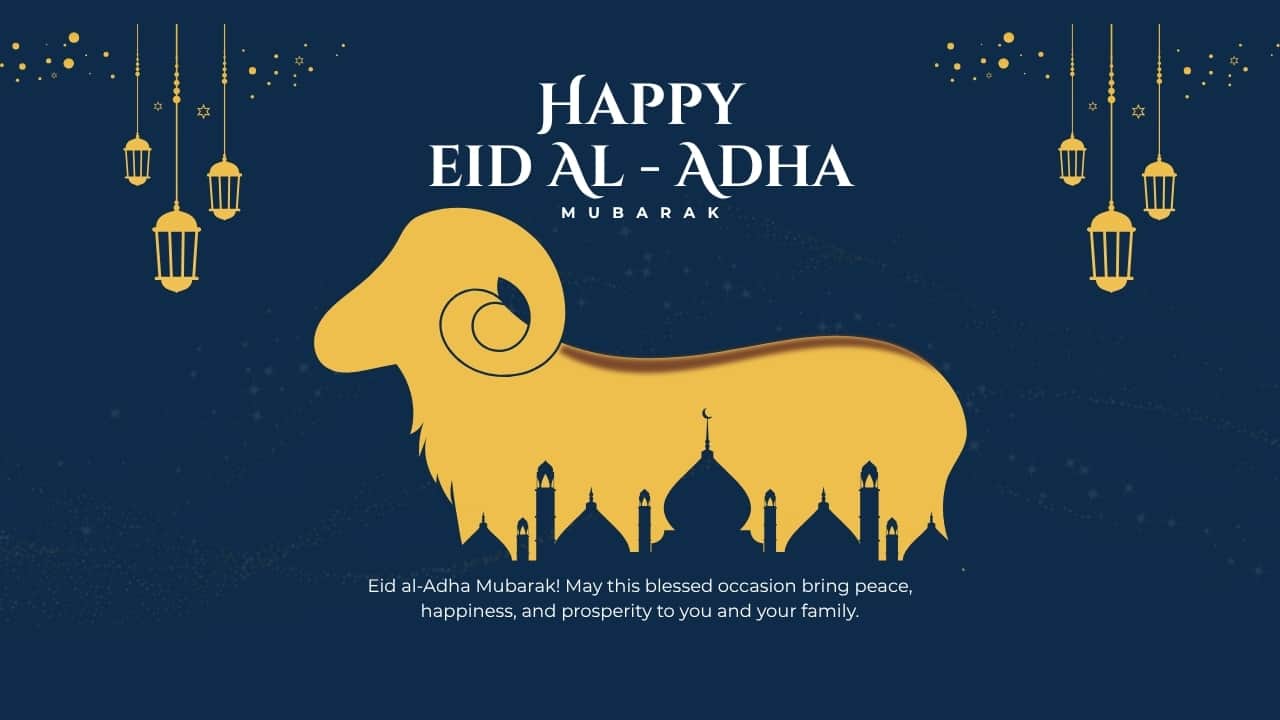 Happy Eid ul-Adha 2026: 70+ Bakrid wishes, greeting card messages ...