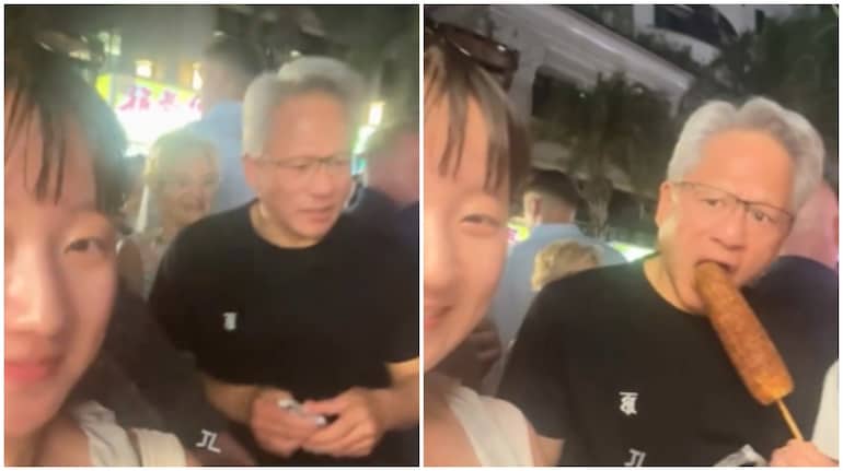 Jensen Huang offers free food to entire queue for first serving at ...