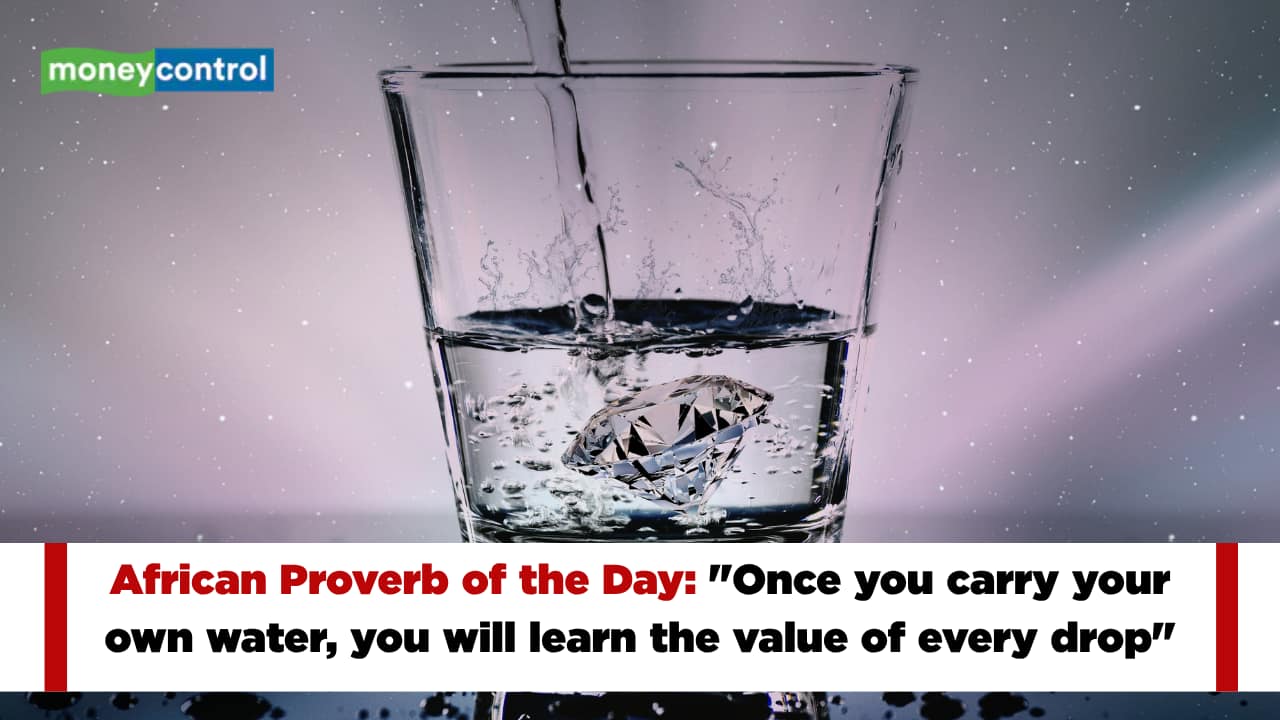 African Proverb of the Day: “Once you carry your own water, you will ...