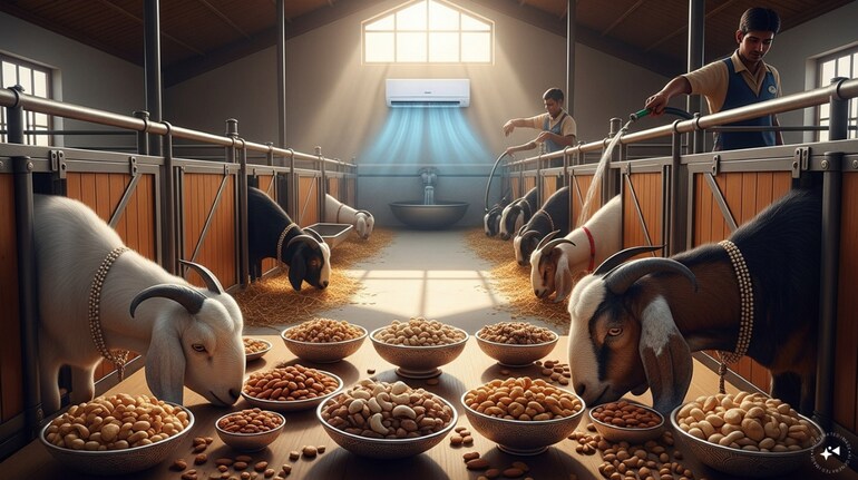Air-conditioned barns, dry fruit diets: Inside India’s growing luxury ...