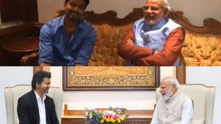 2014 vs 2026: Vijay's 12-year-old picture with PM goes viral after he ...