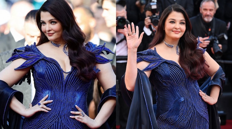 How Aishwarya Rai’s Cannes 2026 Blue sculptural gown was made in 1500 ...