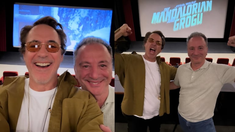 Robert Downey Jr attends Star Wars: The Mandalorian and Grogu screening ...