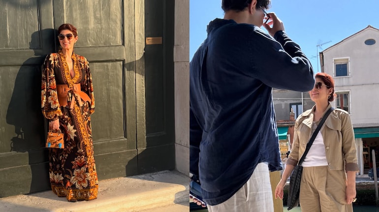 Twinkle Khanna on Venice trip with son Aarav, says art helped her keep ...