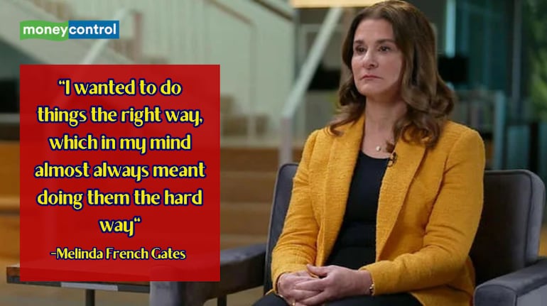 Quote of the day by business leader Melinda French Gates, "I wanted to ...