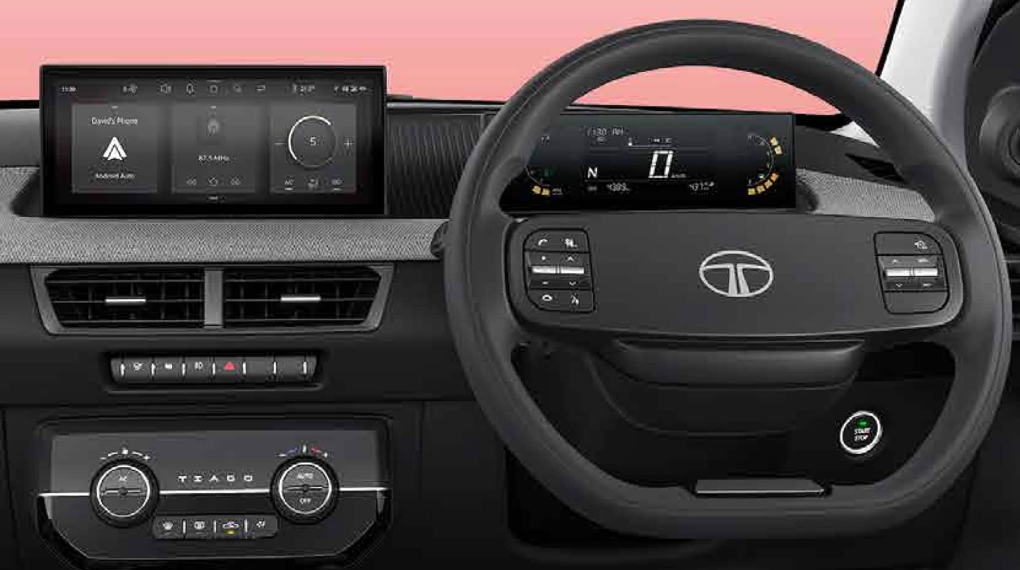 Tata Tiago facelift 2026 gets dual wireless charger, 360-degree camera ...