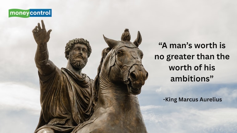 Quote of the Day by Roman emperor, King Marcus Aurelius, "A man’s worth ...