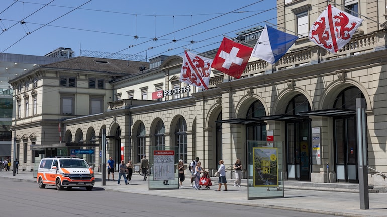 Three injured in knife attack at Swiss train station, suspect arrested